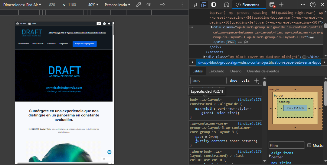 Potenciando la Experiencia del Usuario con CSS5 – DRAFT Design Web © · Diseño Web & Software